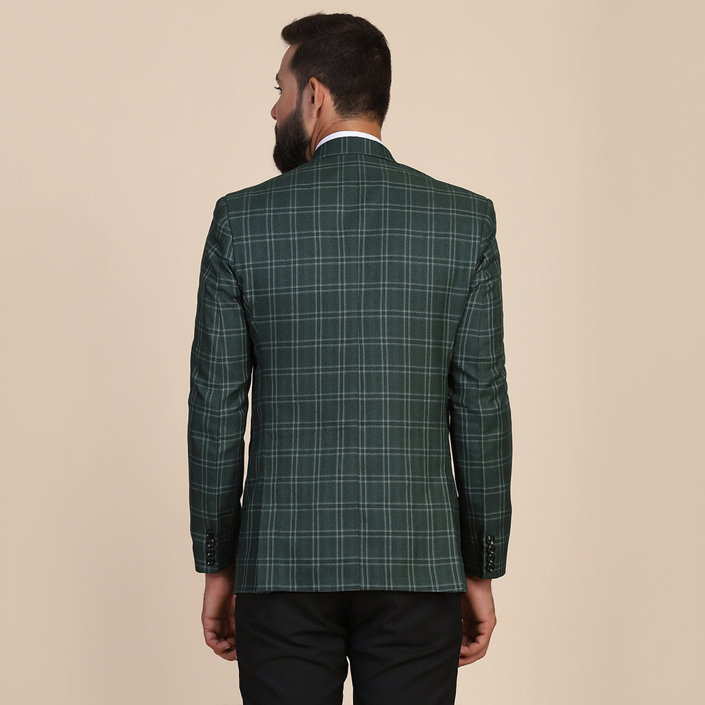 Hi Class Tweed Green Check Blazer – Tahvo